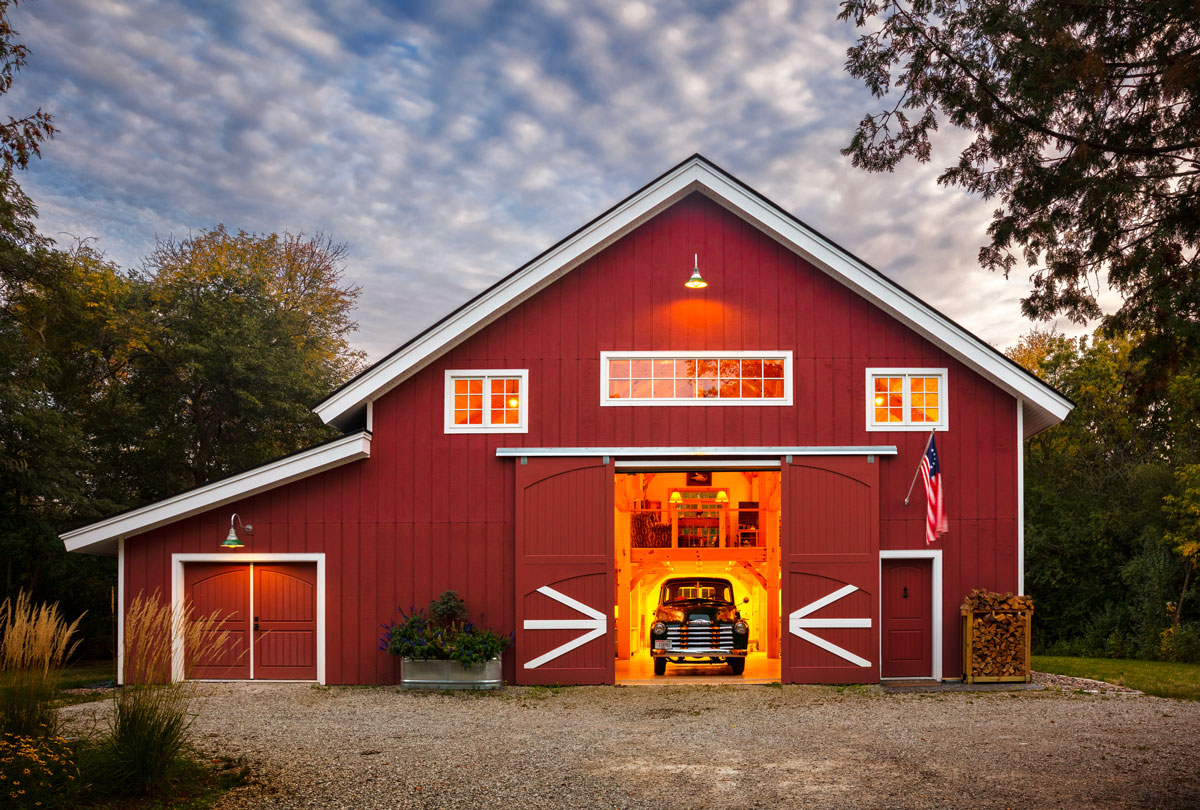 Man Cave Party Barn in Northern Wisconsin | Custom Timber Frames