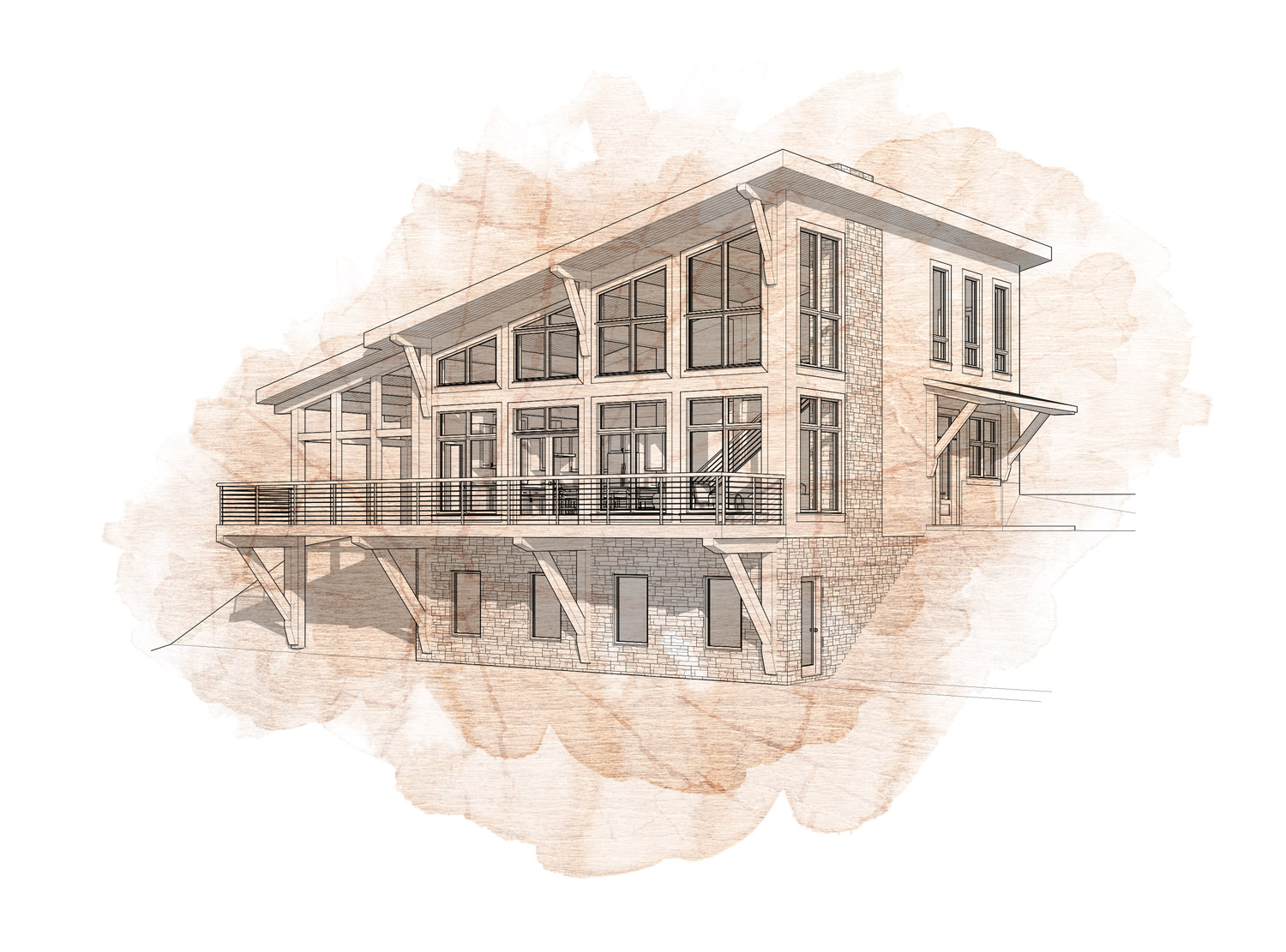Modern Timber Frame Design | Custom Timber Frames