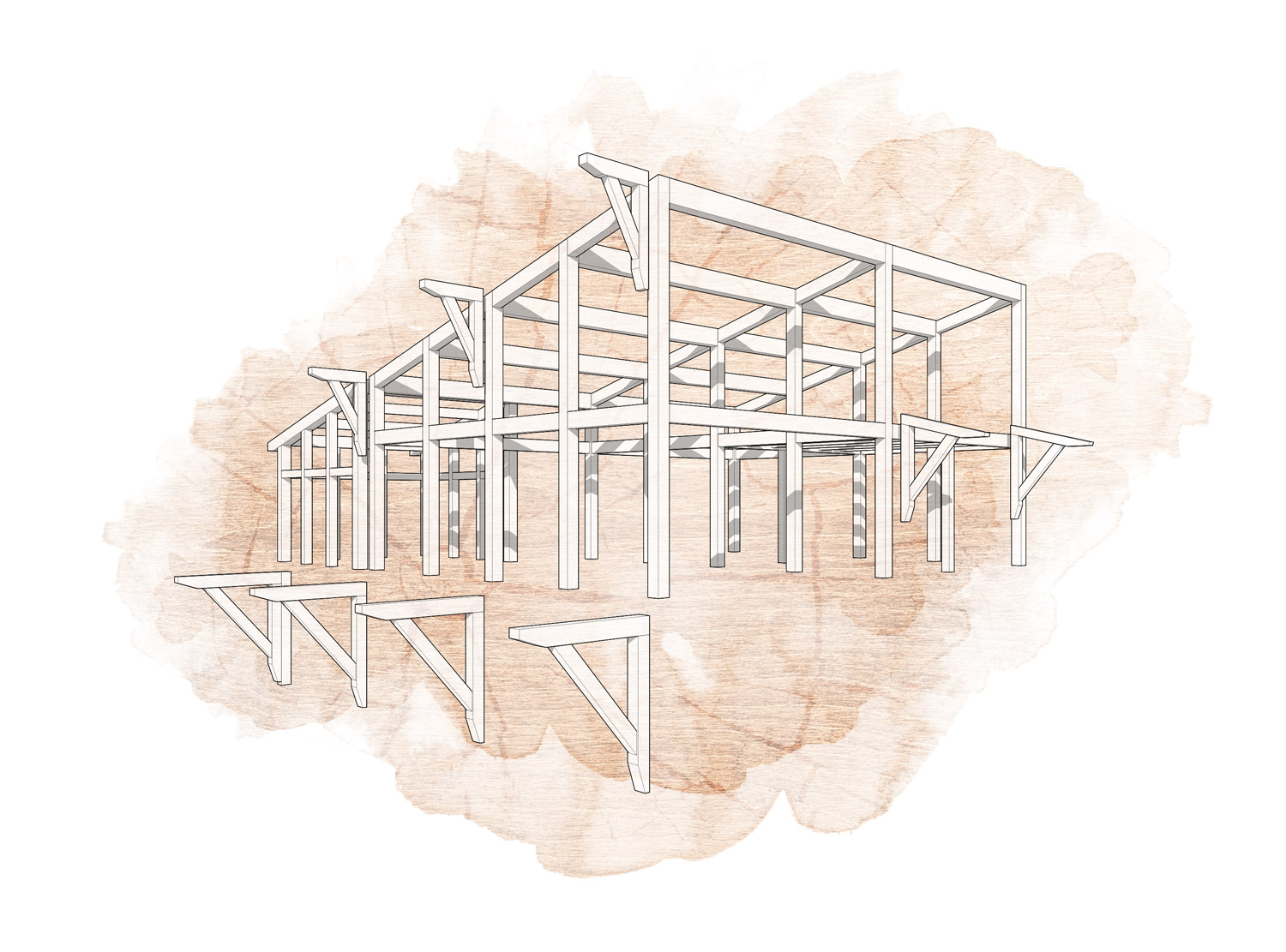 Modern Timber Frame Design | Custom Timber Frames