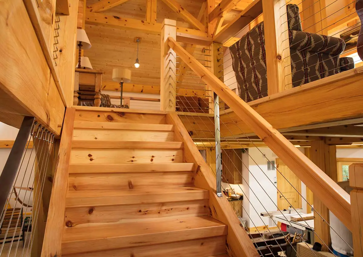 Timber Frame Railing