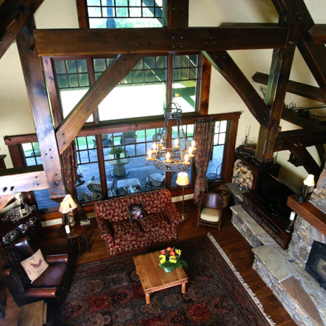 Timber Frame Truss System | Custom Timber Frames | WI